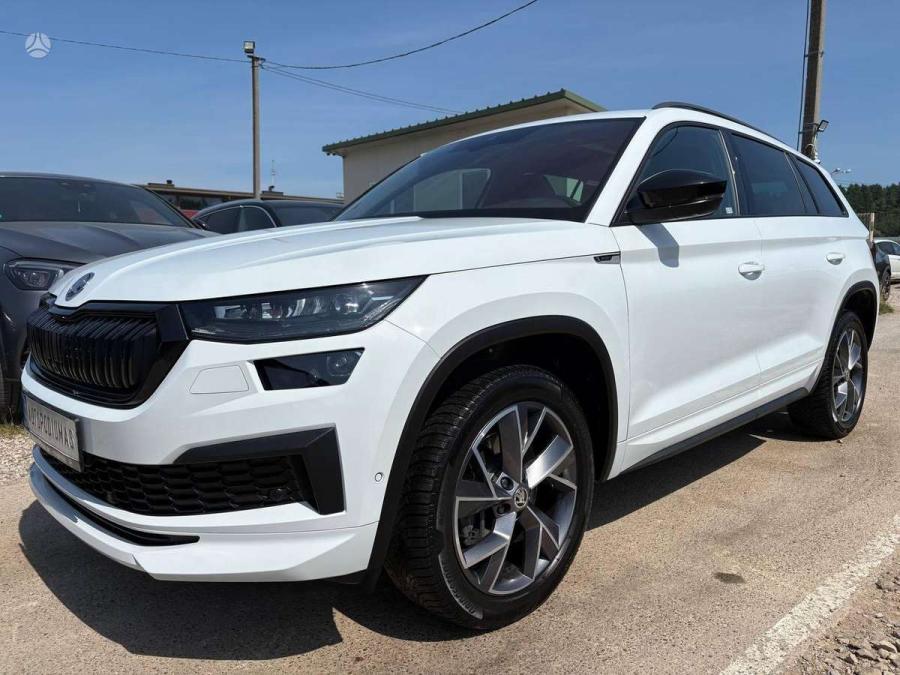 Balts Skoda Kodiaq 2022 Viļņa, ar dzinēja tilpumu 1.97 L un nobraukumu 165 tūkst. km par 28200 €, foto 1 vietnē AUTOMOTO.COM.LV