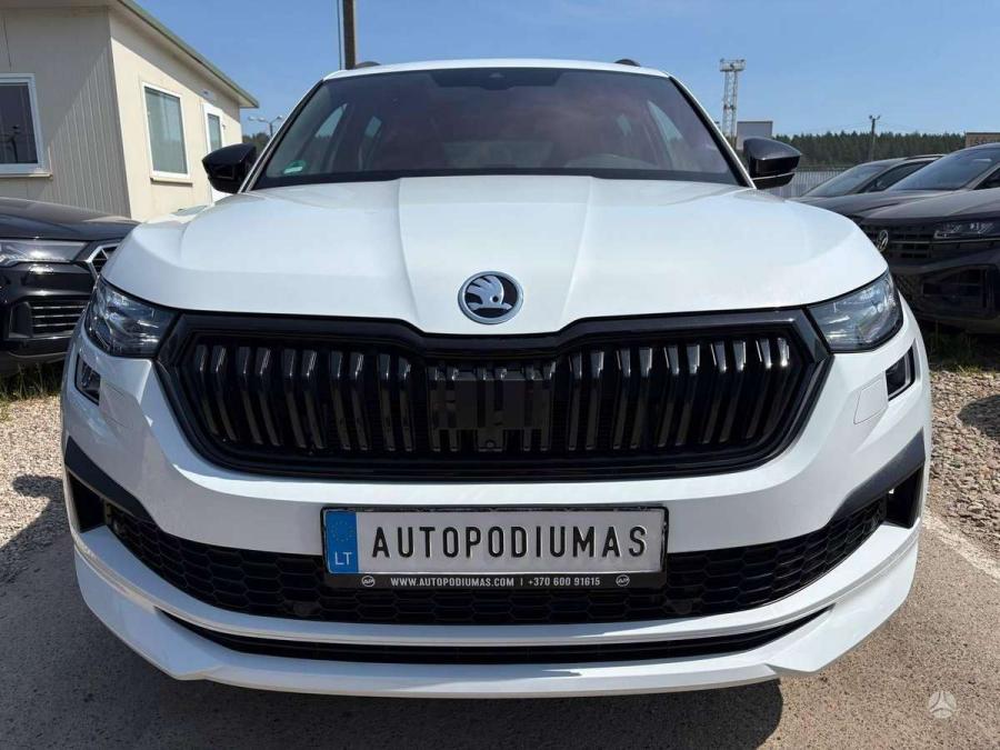 Balts Skoda Kodiaq 2022 Viļņa, ar dzinēja tilpumu 1.97 L un nobraukumu 165 tūkst. km par 28200 €, foto 5 vietnē AUTOMOTO.COM.LV