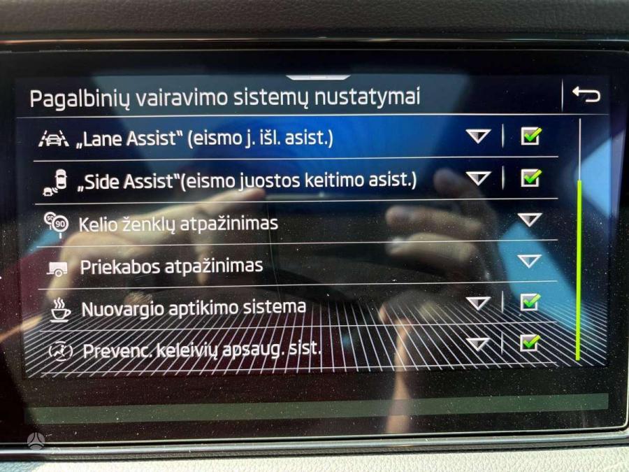 Balts Skoda Kodiaq 2022 Viļņa, ar dzinēja tilpumu 1.97 L un nobraukumu 165 tūkst. km par 28200 €, foto 27 vietnē AUTOMOTO.COM.LV