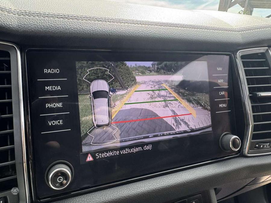 Белый Шкода Kodiaq 2022 в Утена, объемом двигателя 1.97 л и пробегом 162 тыс. км за 21200 €, фото 15 на AUTOMOTO.COM.LV