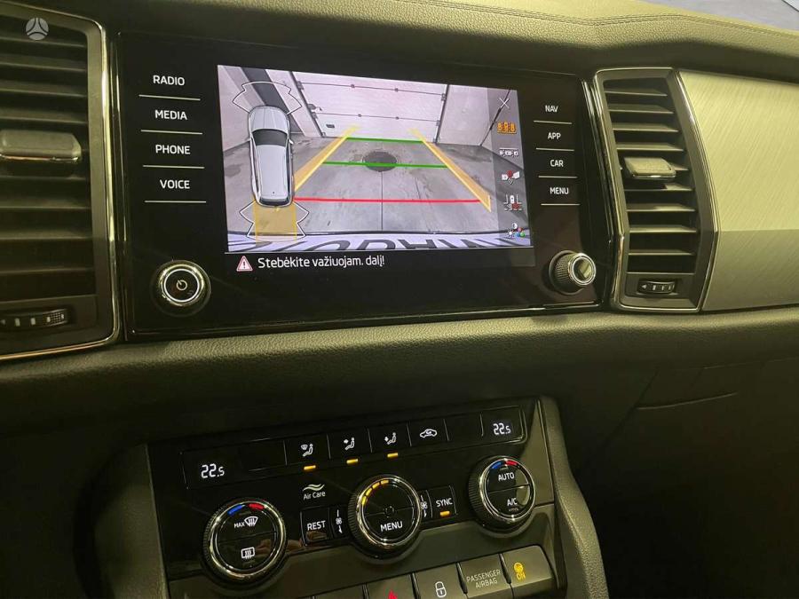 Balts Skoda Kodiaq 2022 Viļņa, ar dzinēja tilpumu 1.97 L un nobraukumu 201 tūkst. km par 17800 €, foto 14 vietnē AUTOMOTO.COM.LV