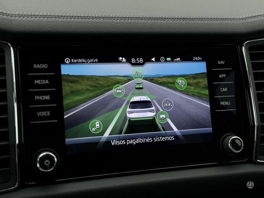 Balts Skoda Kodiaq 2022 Viļņa, ar dzinēja tilpumu 2.00 L un nobraukumu 235 tūkst. km par 19800 €, foto 28 vietnē AUTOMOTO.COM.LV