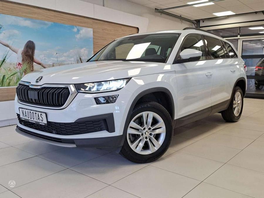 Белый Шкода Kodiaq 2022 в Каунас, объемом двигателя 1.97 л и пробегом 184 тыс. км за 20900 €, фото 1 на AUTOMOTO.COM.LV