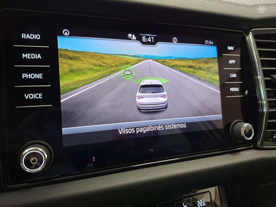 Белый Шкода Kodiaq 2022 в Каунас, объемом двигателя 1.97 л и пробегом 184 тыс. км за 20900 €, фото 16 на AUTOMOTO.COM.LV