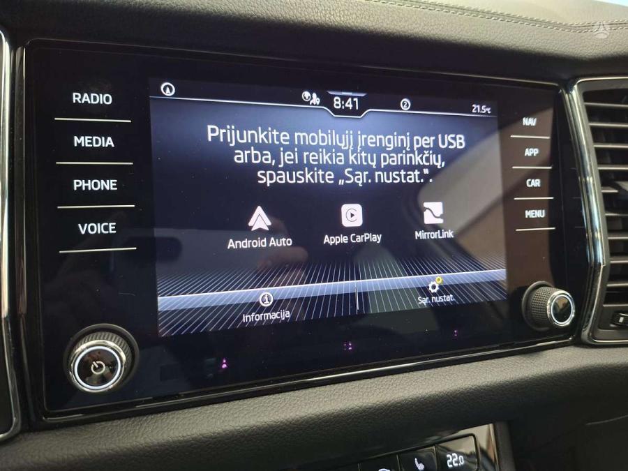 Белый Шкода Kodiaq 2022 в Каунас, объемом двигателя 1.97 л и пробегом 184 тыс. км за 20900 €, фото 18 на AUTOMOTO.COM.LV