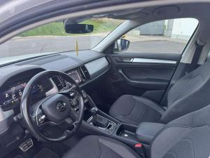 White Skoda Kodiaq 2022 in Utena, with an engine capacity of 1.97 L and mileage of 162 thousand km for 20999 €, photo 10 on AUTOMOTO.COM.LV