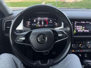 White Skoda Kodiaq 2022 in Utena, with an engine capacity of 1.97 L and mileage of 162 thousand km for 20999 €, photo 12 on AUTOMOTO.COM.LV