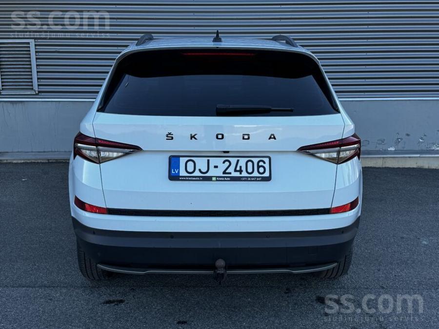 Белый Шкода Kodiaq 2022 в Рига, объемом двигателя 2.00 л и пробегом 215 тыс. км за 22900 €, фото 5 на AUTOMOTO.COM.LV