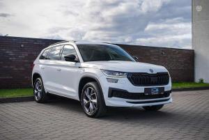 Balts Skoda Kodiaq 2022 Marijampole, ar dzinēja tilpumu 1.97 L un nobraukumu 202 tūkst. km par 25950 €, foto  vietnē AUTOMOTO.COM.LV