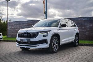 Белый Шкода Kodiaq 2022 в Мариямполе, объемом двигателя 1.97 л и пробегом 202 тыс. км за 25950 €, фото 4 на AUTOMOTO.COM.LV