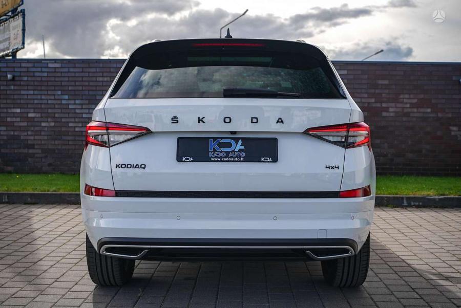 Белый Шкода Kodiaq 2022 в Мариямполе, объемом двигателя 1.97 л и пробегом 202 тыс. км за 25950 €, фото 9 на AUTOMOTO.COM.LV