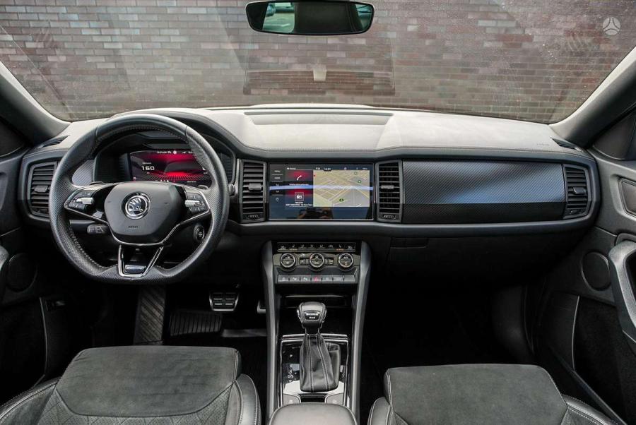 Белый Шкода Kodiaq 2022 в Мариямполе, объемом двигателя 1.97 л и пробегом 202 тыс. км за 25950 €, фото 14 на AUTOMOTO.COM.LV