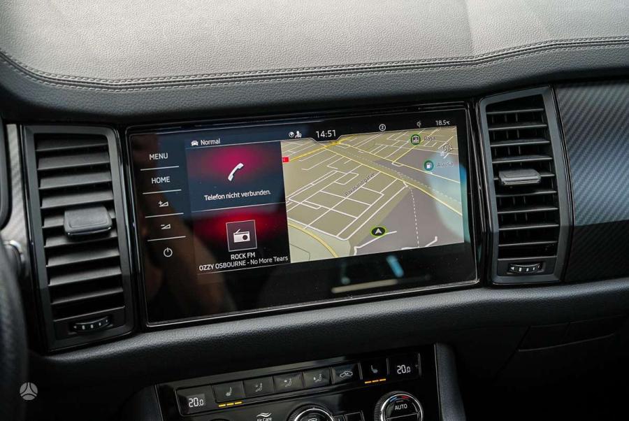 Белый Шкода Kodiaq 2022 в Мариямполе, объемом двигателя 1.97 л и пробегом 202 тыс. км за 25950 €, фото 17 на AUTOMOTO.COM.LV