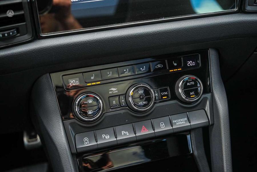 Белый Шкода Kodiaq 2022 в Мариямполе, объемом двигателя 1.97 л и пробегом 202 тыс. км за 25950 €, фото 19 на AUTOMOTO.COM.LV