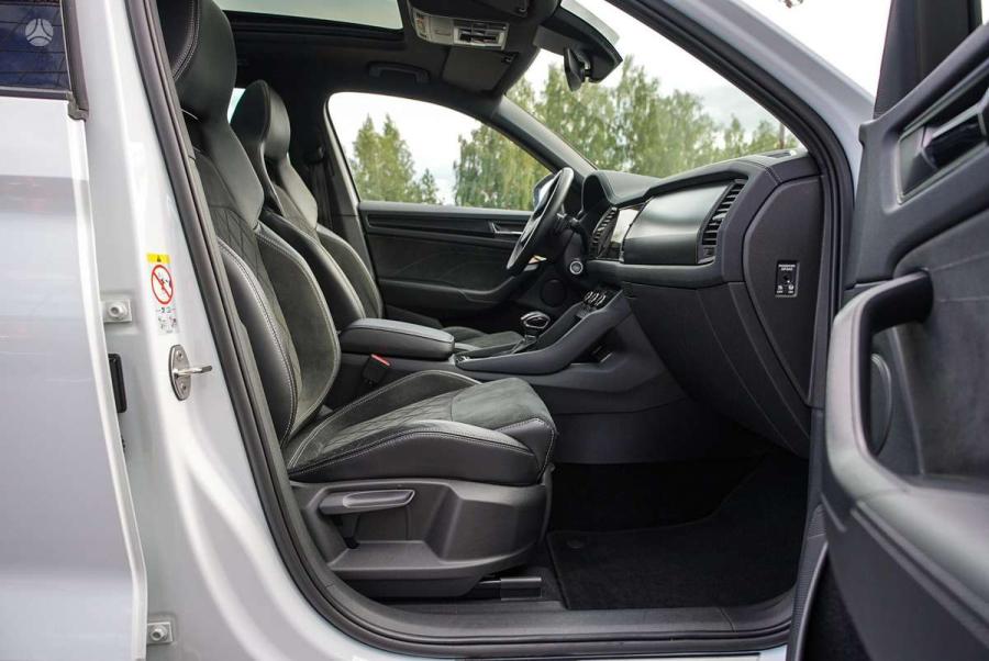Белый Шкода Kodiaq 2022 в Мариямполе, объемом двигателя 1.97 л и пробегом 202 тыс. км за 25950 €, фото 39 на AUTOMOTO.COM.LV