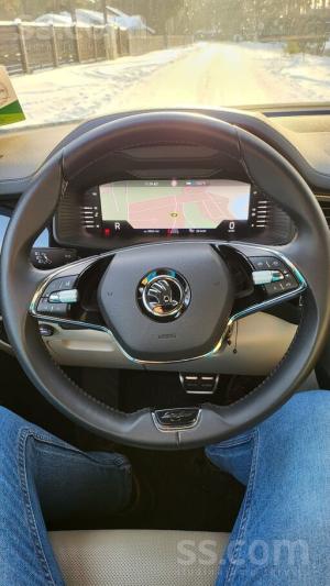 White Skoda Kodiaq 2022 in Riga, with an engine capacity of 2.00 L and mileage of 45 thousand km for 40000 €, photo 29 on AUTOMOTO.COM.LV