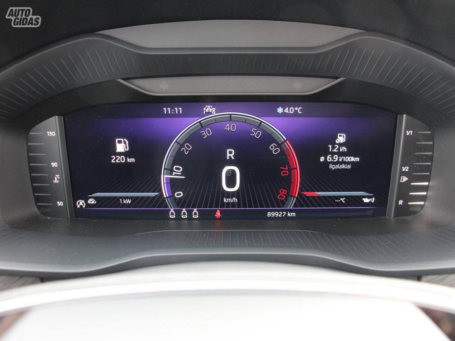 Белый Шкода Kodiaq 2023 в Вильнюс, объемом двигателя 1.50 л и пробегом 90 тыс. км за 29500 €, фото 14 на AUTOMOTO.COM.LV