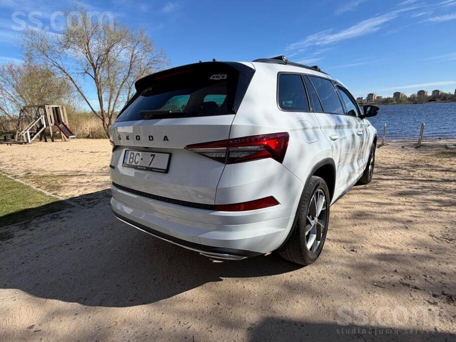 Balts Skoda Kodiaq 2023 Rīga, ar dzinēja tilpumu 1.50 L un nobraukumu 56 tūkst. km par 31595 €, foto 6 vietnē AUTOMOTO.COM.LV