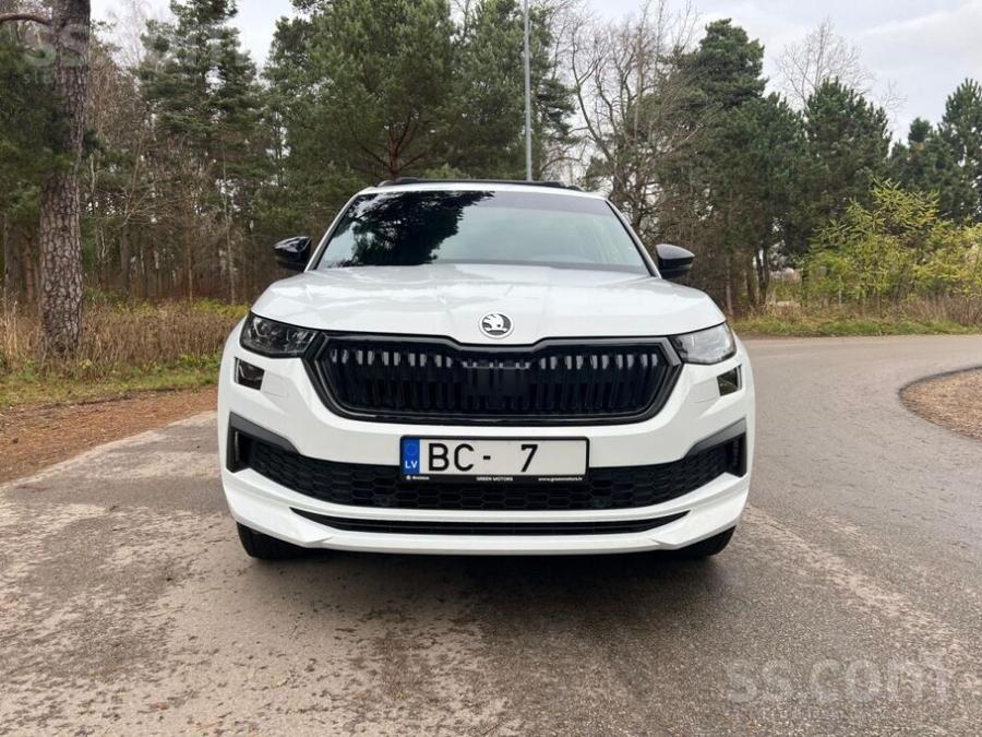 Balts Skoda Kodiaq 2023 Rīga, ar dzinēja tilpumu 1.50 L un nobraukumu 48 tūkst. km par 31990 €, foto 1 vietnē AUTOMOTO.COM.LV