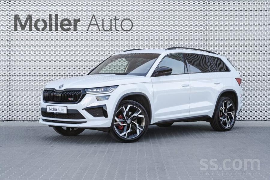Белый Шкода Kodiaq 2023 в Рига, объемом двигателя 2.00 л и пробегом 125 тыс. км за 35200 €, фото 1 на AUTOMOTO.COM.LV