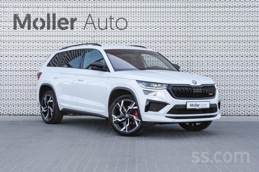 Белый Шкода Kodiaq 2023 в Рига, объемом двигателя 2.00 л и пробегом 125 тыс. км за 35200 €, фото 3 на AUTOMOTO.COM.LV