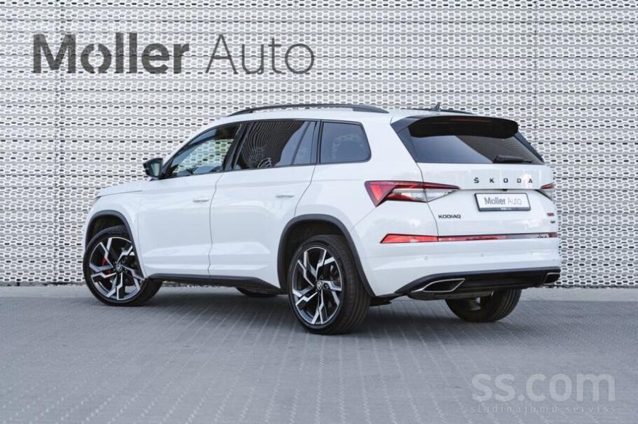 Белый Шкода Kodiaq 2023 в Рига, объемом двигателя 2.00 л и пробегом 125 тыс. км за 35200 €, фото 4 на AUTOMOTO.COM.LV