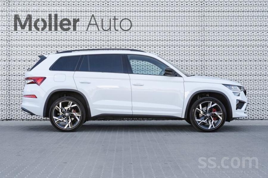 Белый Шкода Kodiaq 2023 в Рига, объемом двигателя 2.00 л и пробегом 125 тыс. км за 35200 €, фото 6 на AUTOMOTO.COM.LV