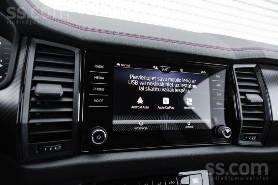 Белый Шкода Kodiaq 2023 в Рига, объемом двигателя 2.00 л и пробегом 125 тыс. км за 35200 €, фото 21 на AUTOMOTO.COM.LV