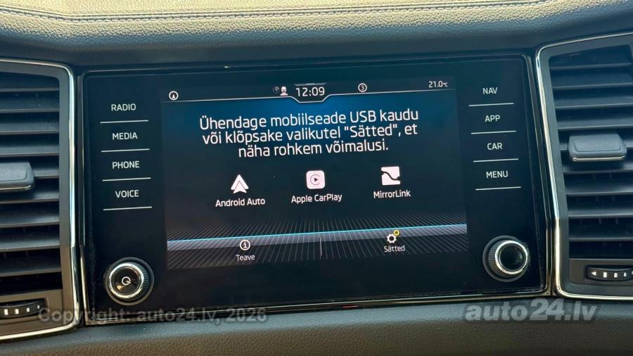 Белый Шкода Kodiaq 2023 в Таллин, объемом двигателя 2.00 л и пробегом 183 тыс. км за 26970 €, фото 23 на AUTOMOTO.COM.LV