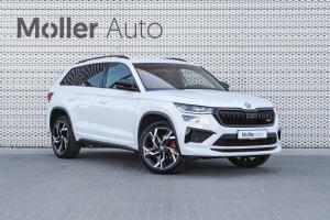 White Skoda Kodiaq 2023 in Marupe, with an engine capacity of 2.00 L and mileage of 80 thousand km for 34550 €, photo 3 on AUTOMOTO.COM.LV