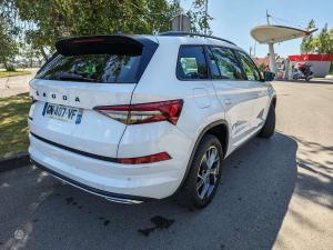 Белый Шкода Kodiaq 2023 в Таураге, объемом двигателя 1.97 л и пробегом 216 тыс. км за 24200 €, фото 9 на AUTOMOTO.COM.LV