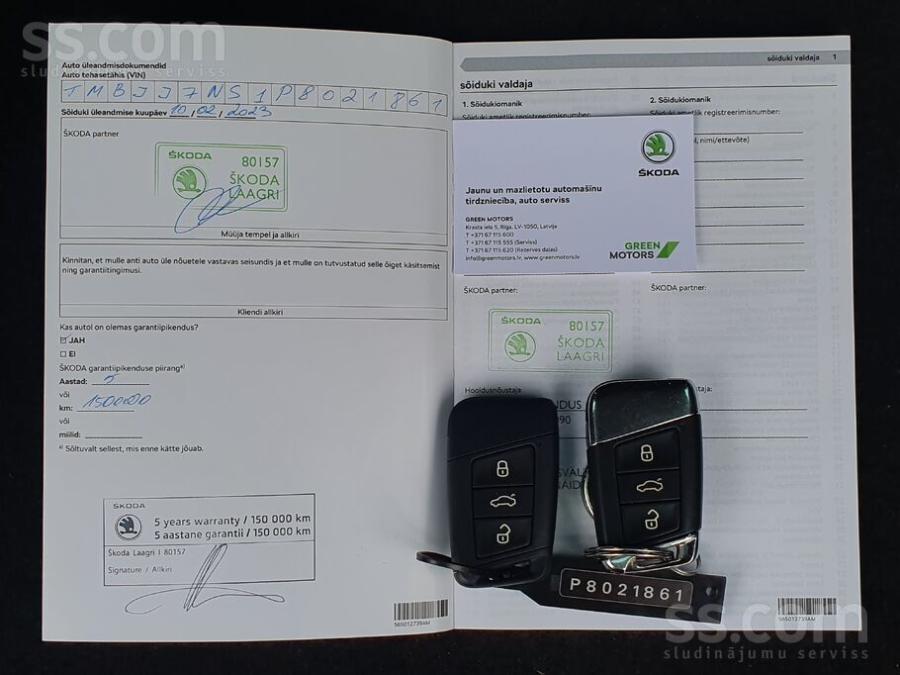 Balts Skoda Kodiaq 2023 Rīga, ar dzinēja tilpumu 2.00 L un nobraukumu 109 tūkst. km par 29500 €, foto 36 vietnē AUTOMOTO.COM.LV