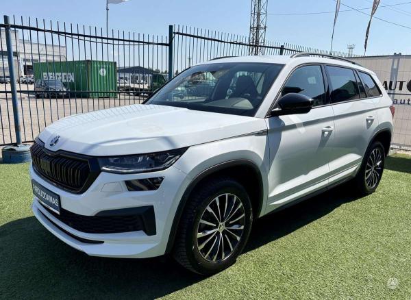 Balts Skoda Kodiaq 2023 Panevēža, ar dzinēja tilpumu 1.97 L un nobraukumu 40 tūkst. km par 25900 €, foto 1 vietnē AUTOMOTO.COM.LV