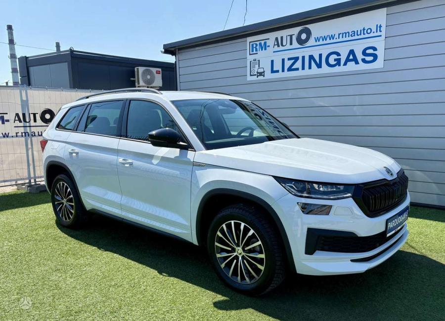 Balts Skoda Kodiaq 2023 Panevēža, ar dzinēja tilpumu 1.97 L un nobraukumu 40 tūkst. km par 25900 €, foto 4 vietnē AUTOMOTO.COM.LV