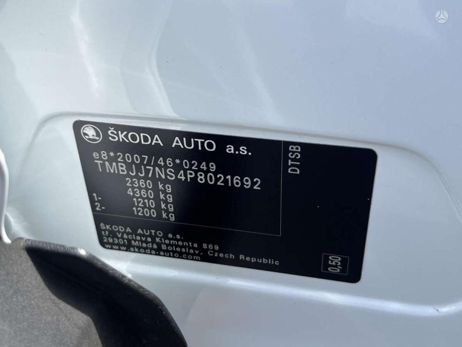 Balts Skoda Kodiaq 2023 Panevēža, ar dzinēja tilpumu 1.97 L un nobraukumu 197 tūkst. km par 19900 €, foto 20 vietnē AUTOMOTO.COM.LV