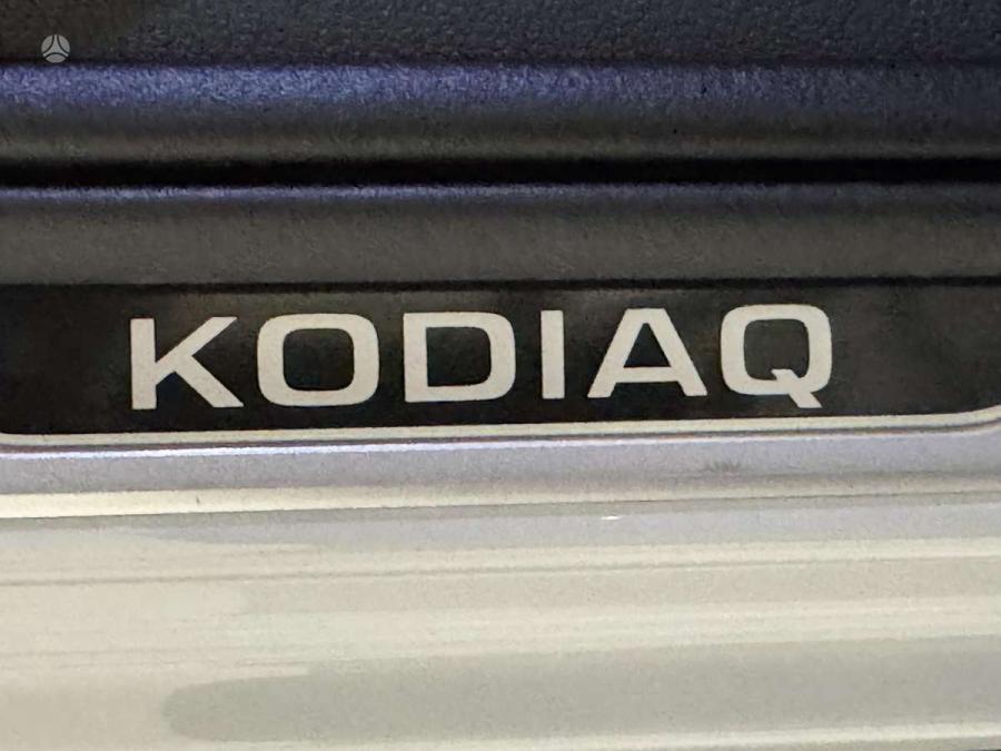White Skoda Kodiaq 2023 in Siauliai, with an engine capacity of 1.97 L and mileage of 135 thousand km for 28800 €, photo 21 on AUTOMOTO.COM.LV