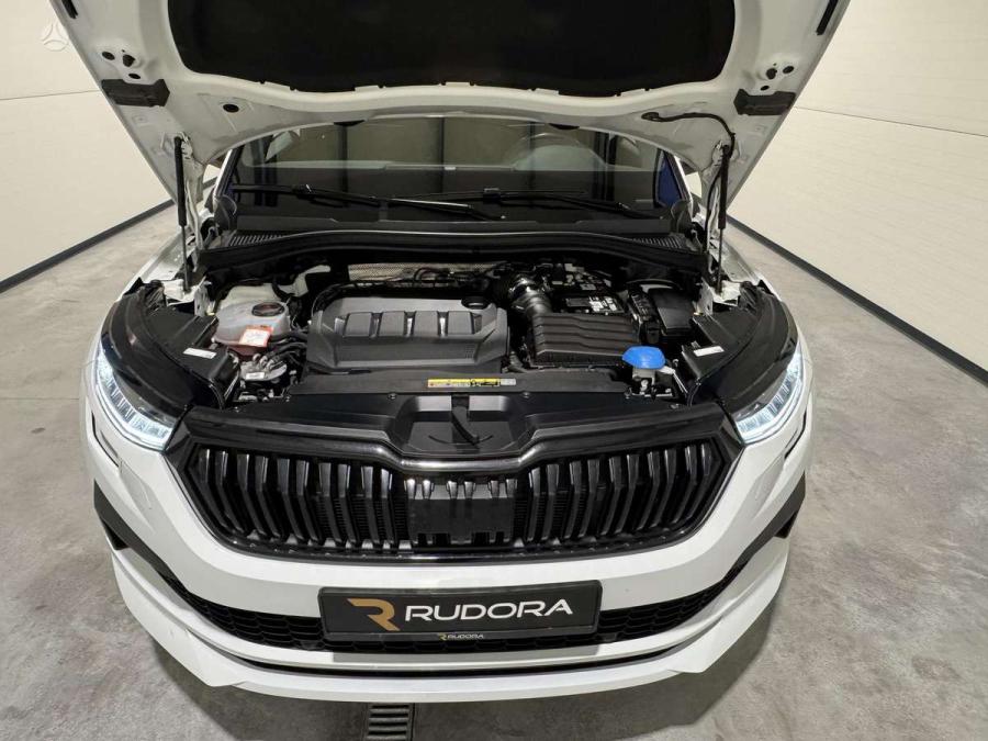 White Skoda Kodiaq 2023 in Siauliai, with an engine capacity of 1.97 L and mileage of 135 thousand km for 28800 €, photo 26 on AUTOMOTO.COM.LV