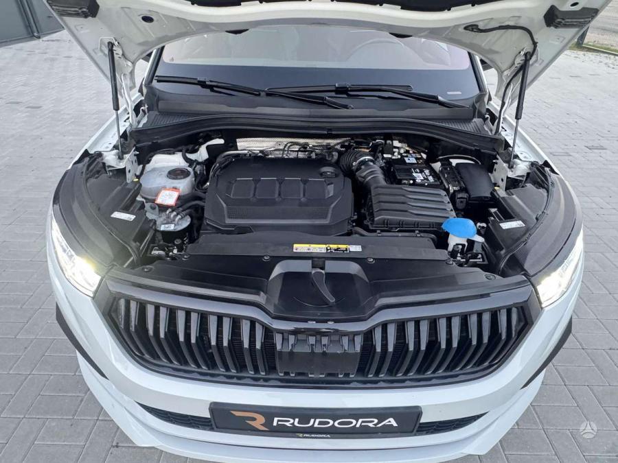 White Skoda Kodiaq 2023 in Siauliai, with an engine capacity of 1.97 L and mileage of 135 thousand km for 28800 €, photo 48 on AUTOMOTO.COM.LV