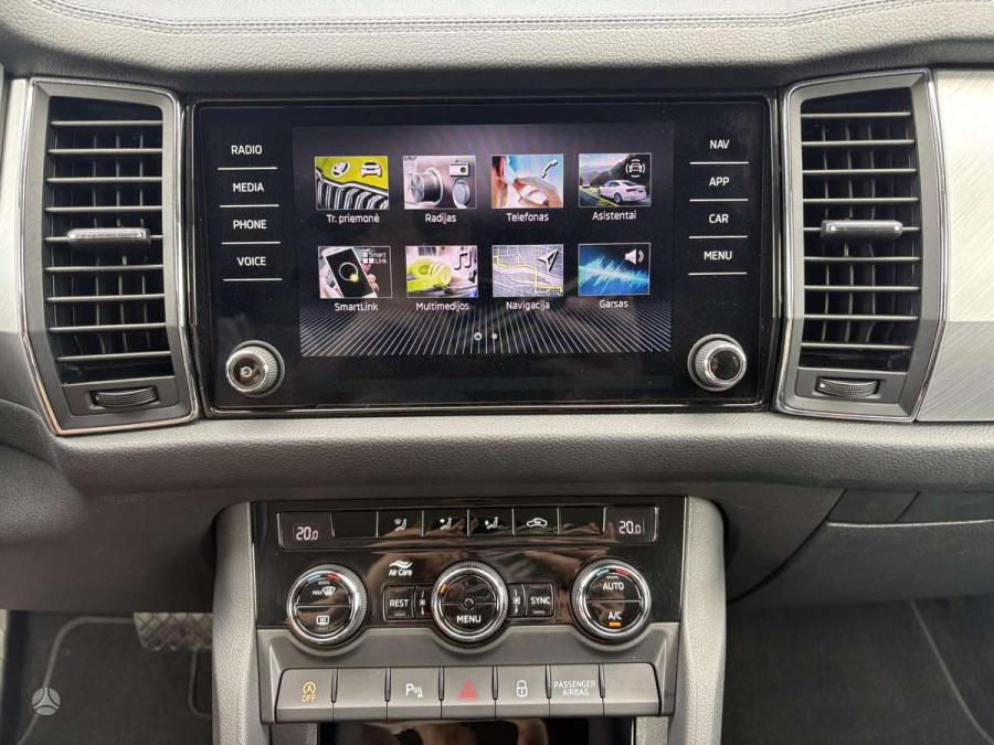 Белый Шкода Kodiaq 2023 в Каунас, объемом двигателя 1.97 л и пробегом 190 тыс. км за 17300 €, фото 12 на AUTOMOTO.COM.LV