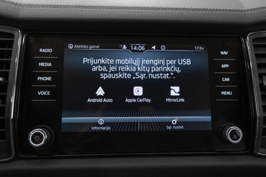 Белый Шкода Kodiaq 2023 в Вильнюс, объемом двигателя 2.00 л и пробегом 160 тыс. км за 25950 €, фото 15 на AUTOMOTO.COM.LV
