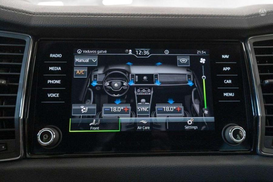 Белый Шкода Kodiaq 2023 в Вильнюс, объемом двигателя 2.00 л и пробегом 158 тыс. км за 25200 €, фото 15 на AUTOMOTO.COM.LV