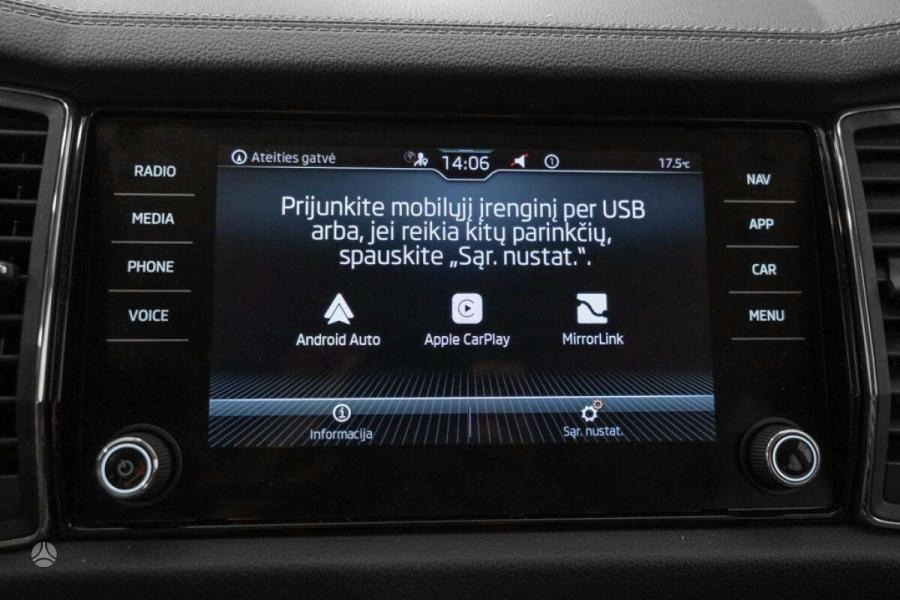 Белый Шкода Kodiaq 2023 в Вильнюс, объемом двигателя 2.00 л и пробегом 160 тыс. км за 25950 €, фото 15 на AUTOMOTO.COM.LV