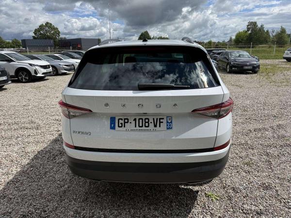 White Skoda Kodiaq 2023 in Marijampole, with an engine capacity of 1.50 L and mileage of 171 thousand km for 21538 €, photo 9 on AUTOMOTO.COM.LV