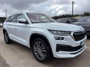 White Skoda Kodiaq 2023 in Vilnius, with an engine capacity of 1.97 L and mileage of 187 thousand km for 25800 €, photo 5 on AUTOMOTO.COM.LV