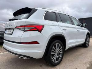 White Skoda Kodiaq 2023 in Vilnius, with an engine capacity of 1.97 L and mileage of 187 thousand km for 25800 €, photo 7 on AUTOMOTO.COM.LV
