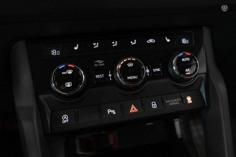 White Skoda Kodiaq 2023 in Vilnius, with an engine capacity of 2.00 L and mileage of 158 thousand km for 24000 €, photo 16 on AUTOMOTO.COM.LV
