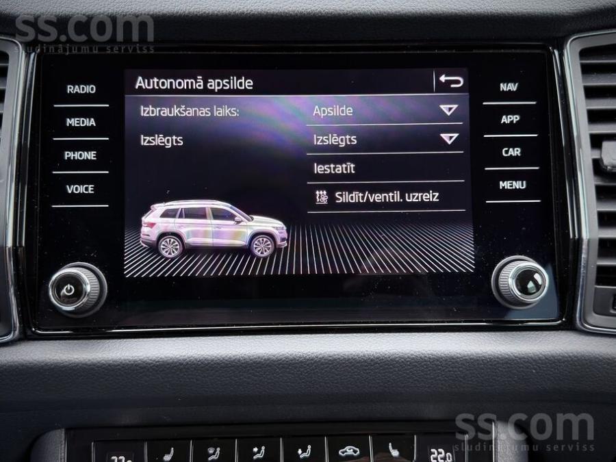 Balts Skoda Kodiaq 2023 Rīga, ar dzinēja tilpumu 2.00 L un nobraukumu 207 tūkst. km par 22495 €, foto 16 vietnē AUTOMOTO.COM.LV
