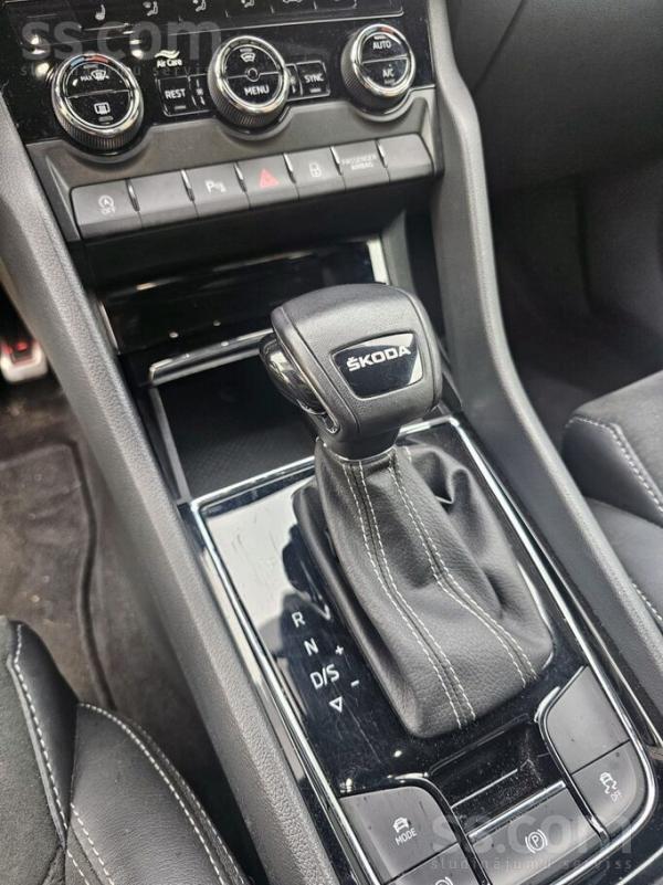 Skoda Kodiaq 2023 in Riga on AUTOMOTO.COM.LV White Skoda Kodiaq 2023 in Riga, with an engine capacity of 1.50 L and mileage of 57 thousand km for 28900 €, photo 11 on AUTOMOTO.COM.LV