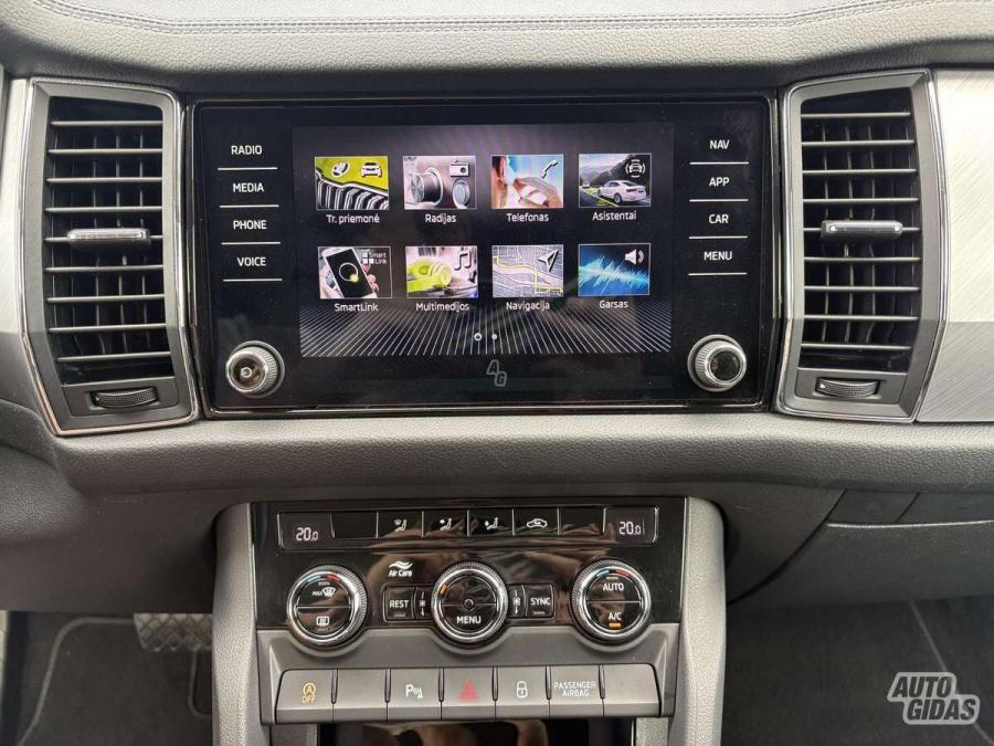 Белый Шкода Kodiaq 2023 в Каунас, объемом двигателя 2.00 л и пробегом 190 тыс. км за 17900 €, фото 12 на AUTOMOTO.COM.LV