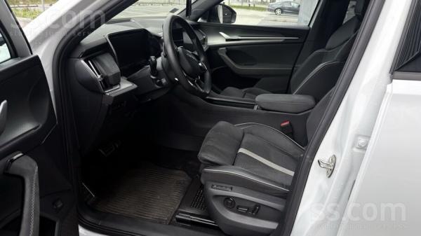 White Skoda Kodiaq 2024 in Riga, with an engine capacity of 1.50 L and mileage of 28 thousand km for 34800 €, photo 5 on AUTOMOTO.COM.LV